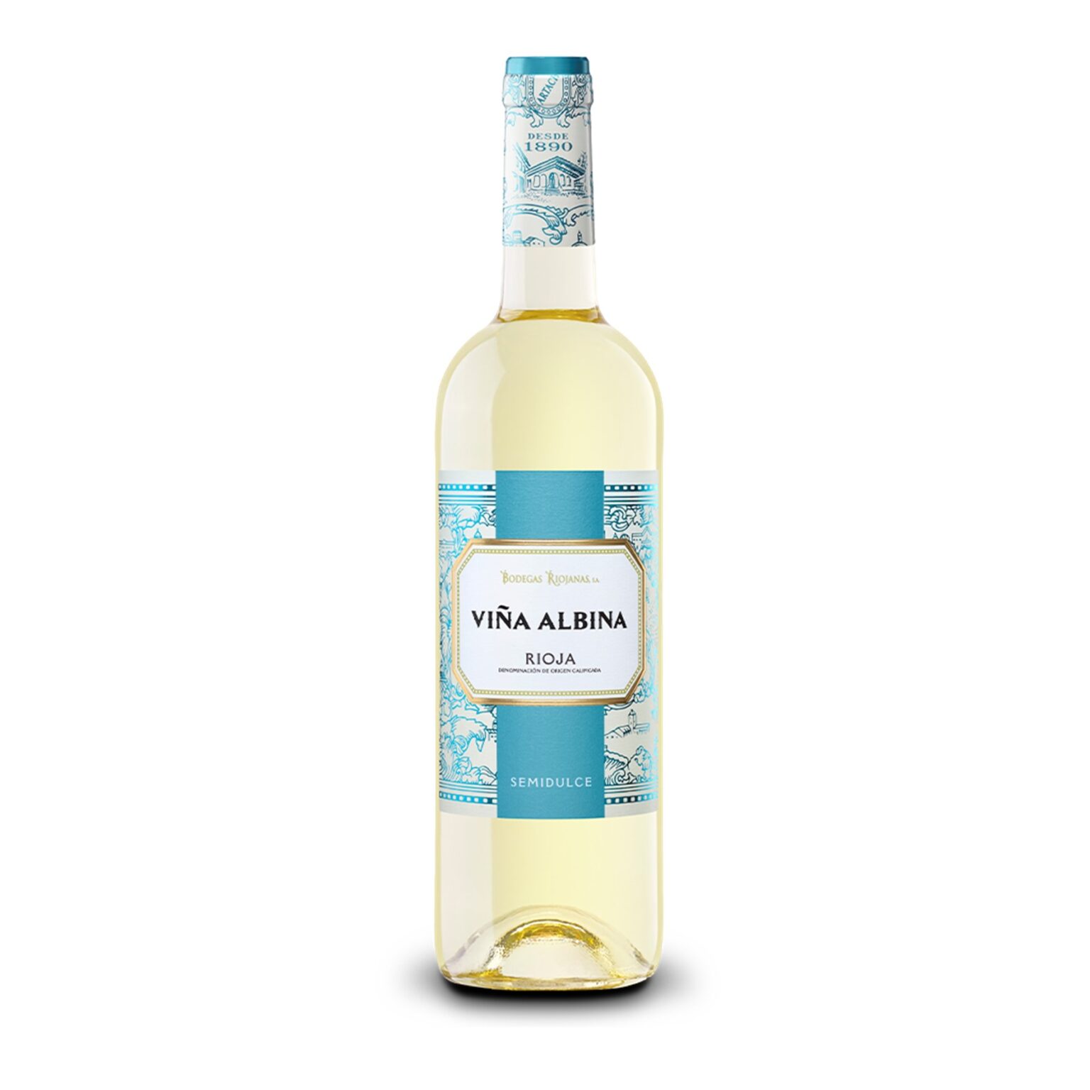 Vino Blanco D.O. Rioja Viña Albina Semidulce 75 cl. - Ansama